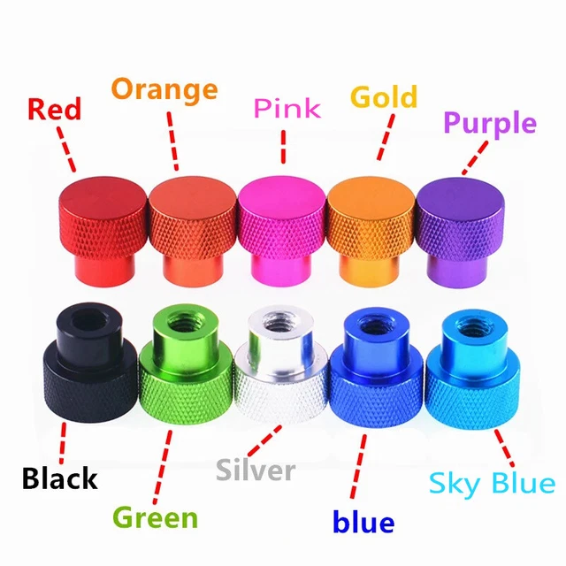 M2 M2 5 M6 M8 M10 Knurled Thumb Nuts Aluminum Alloy Hand Grip Knobs