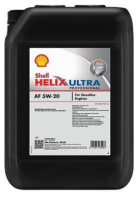SHELL HELIX CAR Engine Oil Ultra Professional AF 5W20 948B 20L JC A246 ...