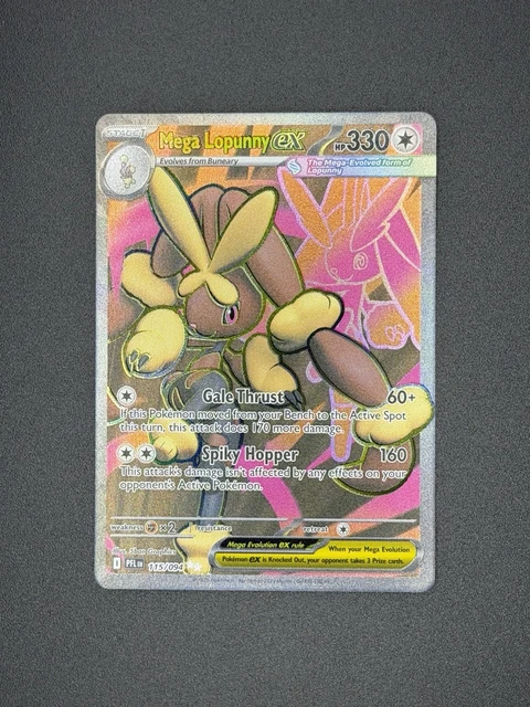 POKÉMON PHANTASMAL FLAMES - Mega Lopunny ex Ultra Rare 115/094 £4.47 ...