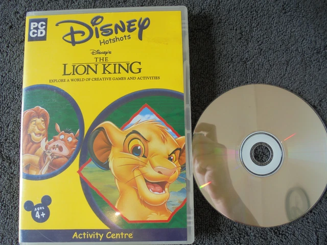 DISNEY HOTSHOTS: THE Lion King - PC CD-ROM Activity Center Game Like ...