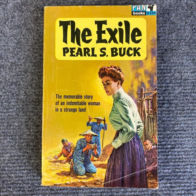 THE EXILE PEARL S. Buck 1963 RARE 1st PAN Edition Paperback Memoir True ...