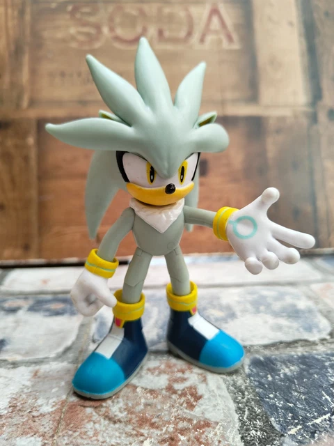 SONIC THE HEDGEHOG Silver 4" Action Figure - Jakks £19.95 - PicClick UK