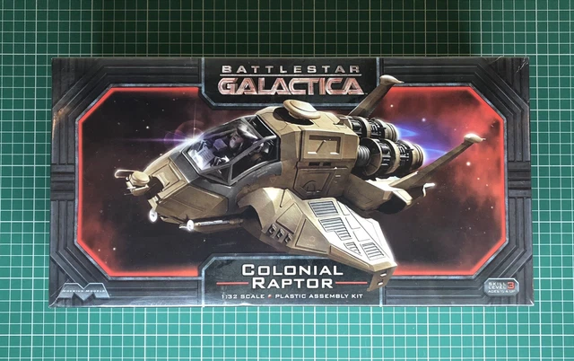 BATTLESTAR GALACTICA: 1/32 Colonial Raptor Model Kit by Moebius £125.00 ...
