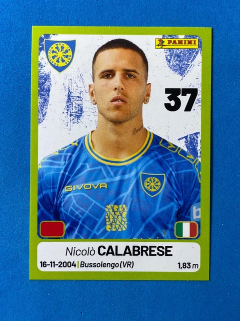 FIGURINE CALCIATORI PANINI BKT 2025-26 2026 n. 72 Nicolo' Calabrese ...