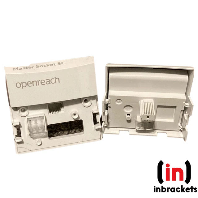 BT OPENREACH MASTER Socket NTE5c MK2 & VDSL / ADSL Faceplate MK4 ...