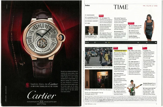 TIME MAGAZINE COMMEMORATIVE Edition February 2, 2009 ~ President Barack ...