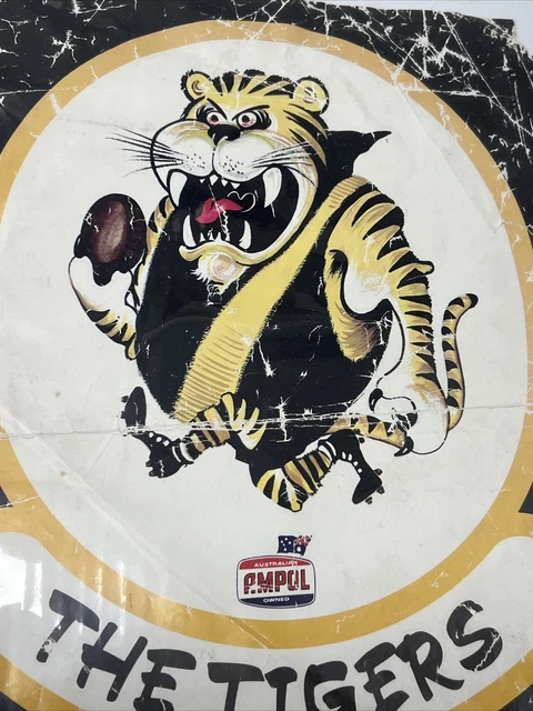 1989 Inside Football Poster Richmond Tigers Michael Mitchell 1299 Picclick Au