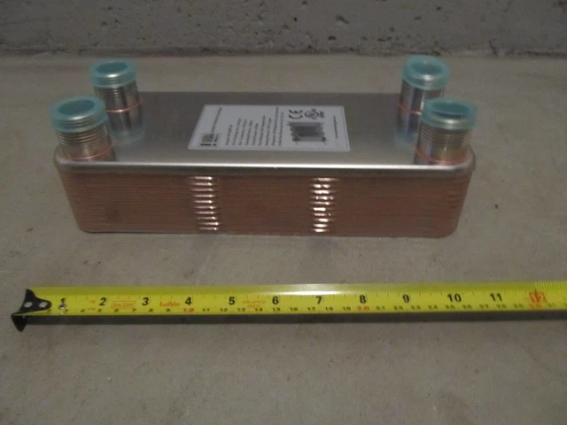 DOUBLE WALL BRAZED plate heat exchanger BL32DW-20 (20 plates) $350.00 ...