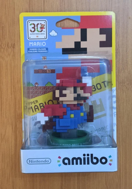 NINTENDO 8-BIT MARIO AMIIBO Classic Colours SUPER MARIO BROS 30TH ...