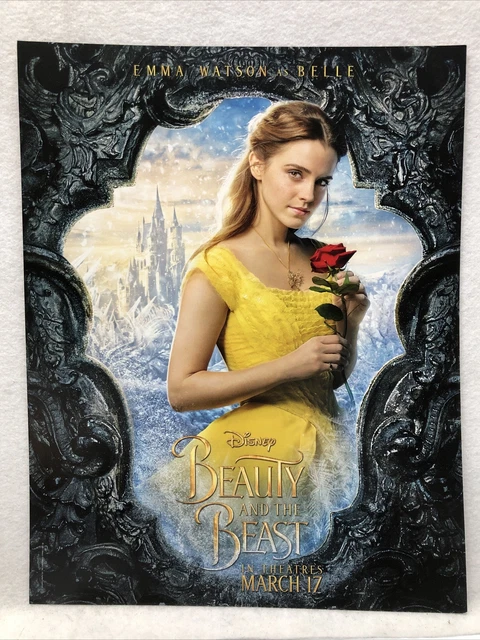 DISNEYS BEAUTY AND The Beast Live Action Movie Poster / Print 10.5"x14 ...