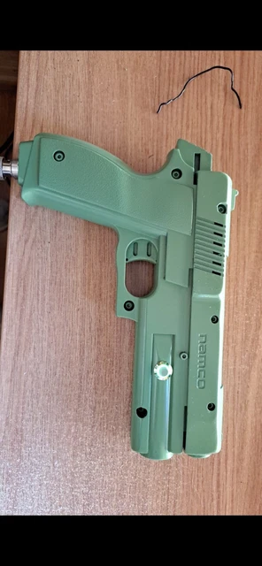 GUN4IR TIME CRISIS Namco Real Custom Army Green Light Gun Pc £400.00 ...