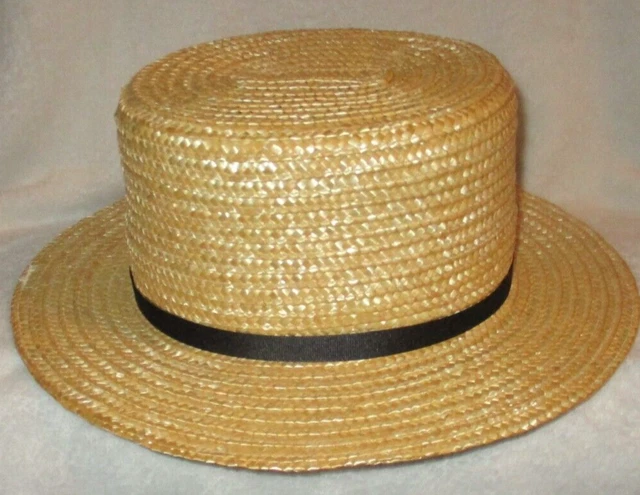 &AUTHENTIC AMISH STRAW Hat - Handmade in Lancaster, PA for Farm Life ...