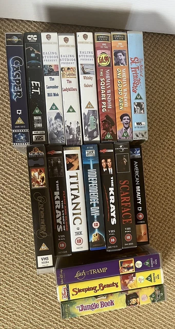 VHS CASSETTE TAPES £1 each! £1.00 - PicClick UK