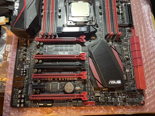 ASUS ROG RAMPAGE V Extreme X99 Motherboard Xeon E5-2680 v3 32GB DDR4 ...