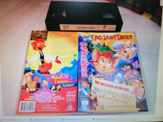 CATS DON'T DANCE - Rare Australian Columbia Tristar Release Vhs Issue ...
