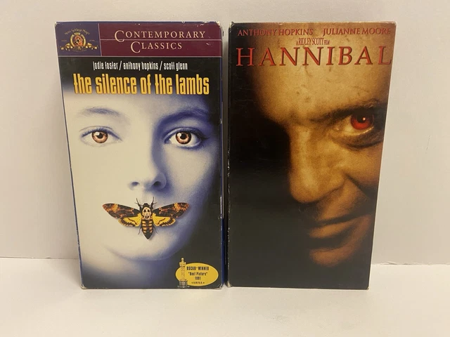 VHS LOT - Hannibal & The Silence of the Lambs Anthony Hopkins Horror £5 ...