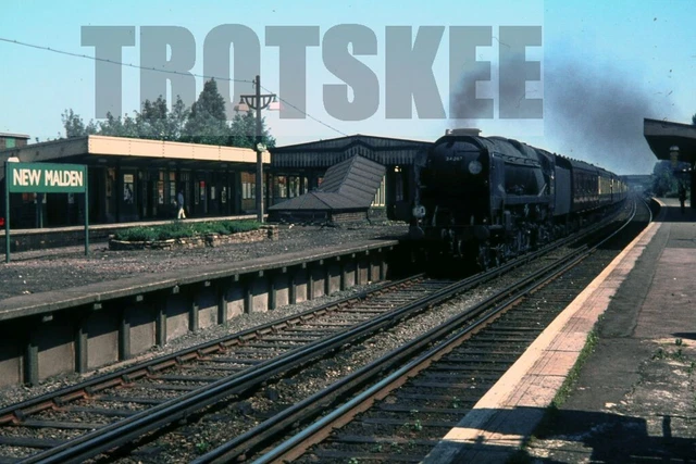 35MM SLIDE BR British Railways Steam Loco 34087 Class WCBB c1966 Original £3.99 - PicClick UK