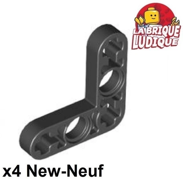 LEGO TECHNIC 4X Liftarm 3x3 L Shape thin mince noir/black 32056 NEUF ...