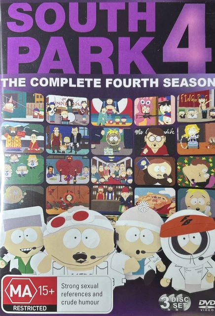 DVD NEW: SOUTH Park - Complete 4th Season 2010 Black Comedy/Satire (17 Episodes) $11.00 ...