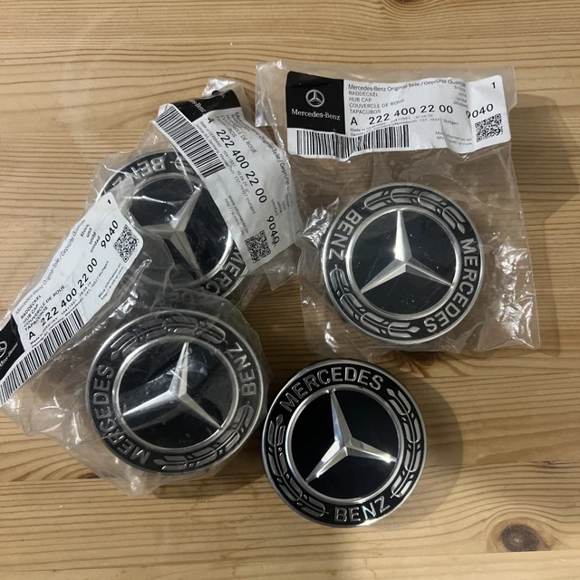 MERCEDES-BENZ GENUINE A/B/C CLASS W222 ALLOY WHEEL CENTRE Caps ...