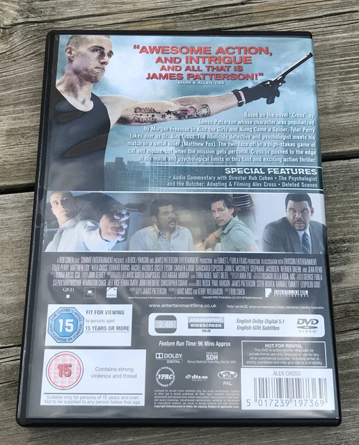 ALEX CROSS DVD 2013 Tyler Perry Mathew Fox EUR 3,35 - PicClick IT