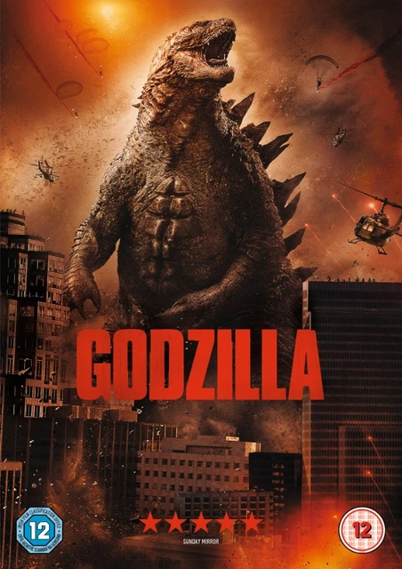 GODZILLA (2014) (DVD) Bryan Cranston David Strathairn Elizabeth Olsen £ ...