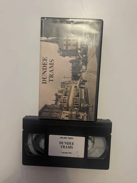 VERY RARE DUNDEE Trams VHS Video Cassette Tape - 1996 Scotland PAL £16. ...