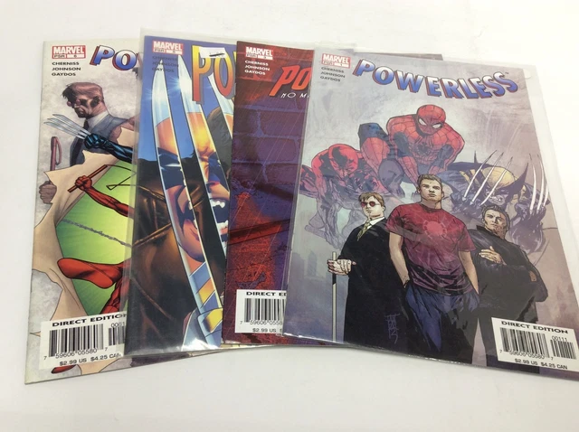 POWERLESS #1-6 (MARVEL/JOHNSON/GAYDOS/COUVERTURE Hommage/051579 ...