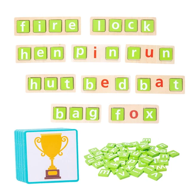 SORTING SPELLING GAMES Flash Cards Words for Preschool Children Gifts £ ...