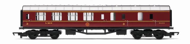 HORNBY RAILROAD LMS, Brake Third Coach - Era 3 £32.18 - PicClick UK