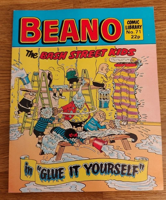 COMIC - CLASSIC Beano Comic Library No #71 The Bash Street Kids In Glue ...