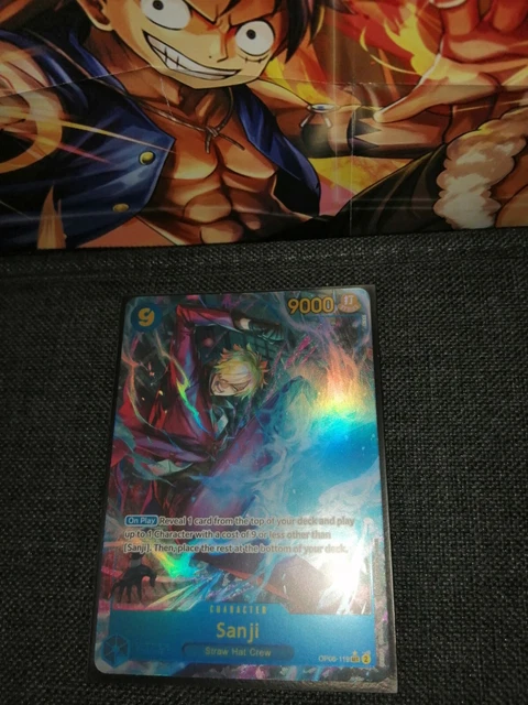 OP06-119 SANJI SEC Rare - Wings of the Captain - One Piece TCG Alternate Art EUR 40,00 - PicClick DE