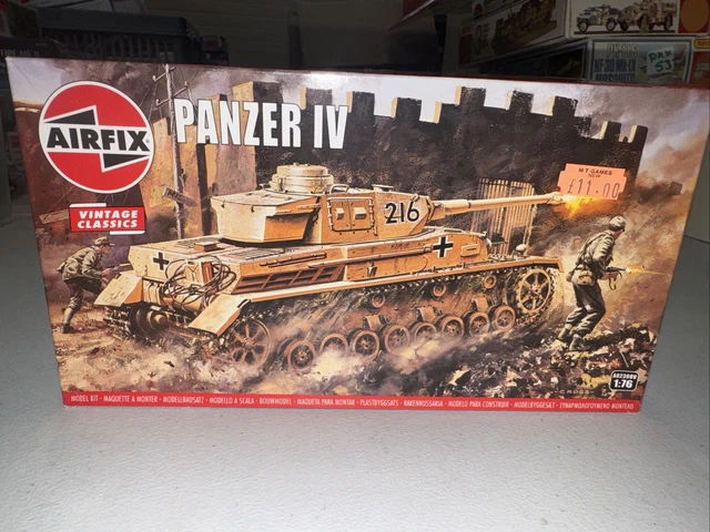 AIRFIX VINTAGE CLASSICS - Panzer Iv German Wwii Tank - 1:76 - A02308V £ ...