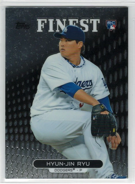 CARTA HYUN-JIN RYU 2013 Topps Finest #47 Rookie RC Dodgers EUR 2,34 ...