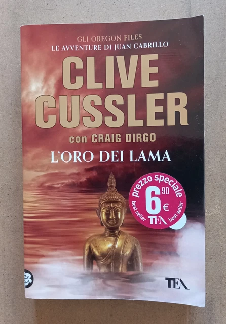 LIBRO ROMANZO L'ORO DEI LAMA Clive Cussler Craig Dirgo 2016 Tea Juan ...