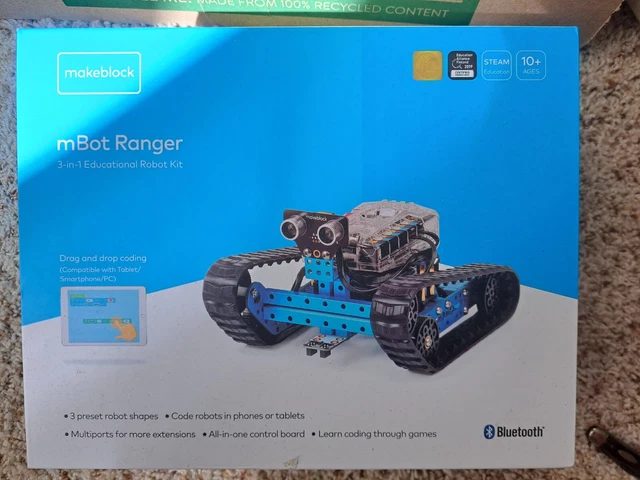 MAKEBLOCK MBOT RANGER 3 in 1 Robot Toys, Coding Robot Kit STEM ...