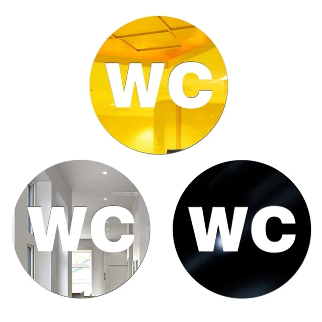 BATHROOM TOILET SIGN WC Restroom sign wc sign restroom door sign metal ...
