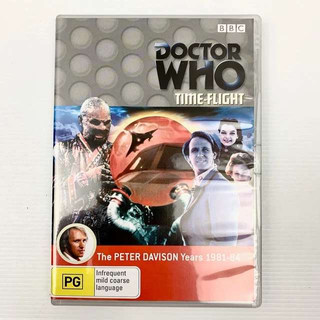 DOCTOR WHO TIME-FLIGHT DVD BBC Peter Davison 1981-84 PG PAL Region 4 ...