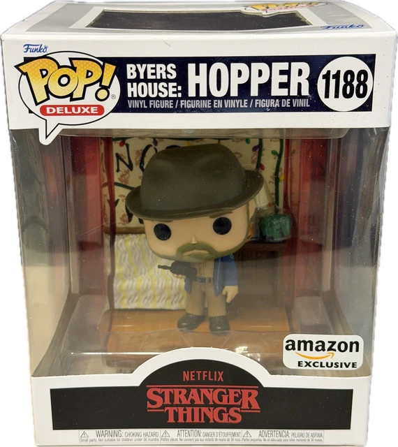 FUNKO POP! DELUXE: Stranger Things - Byers House: Hopper - Amazon ...