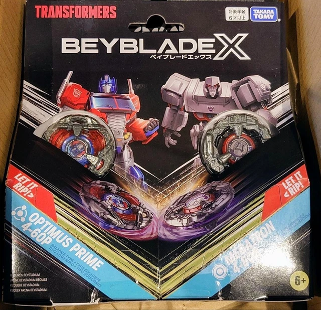 BEYBLADE X TRANSFORMERS Optimus Prime Megatron Set £101.53 - PicClick UK