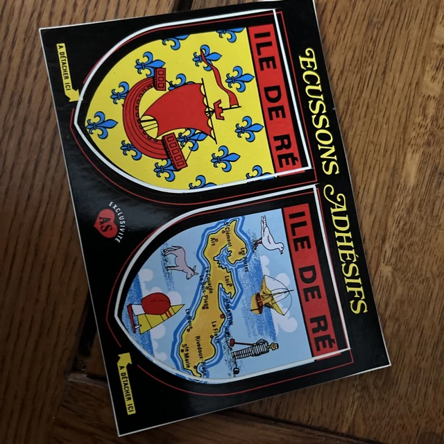BLASON ADHÉSIF VILLES Et Provinces De France Île De Re Vendée EUR 2,20 - PicClick FR