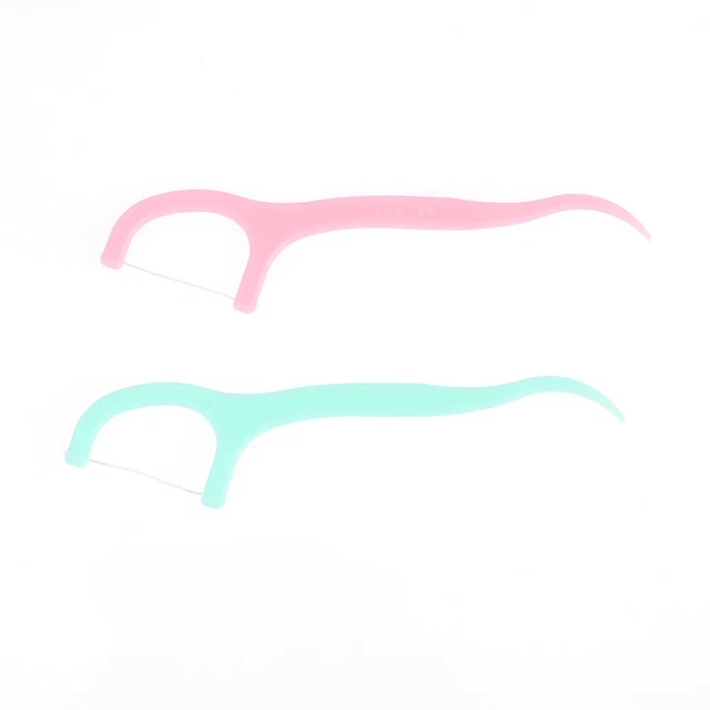50PCS DENTAL FLOSS Interdental Brush Teeth Tooth Clean Stick Oral ...