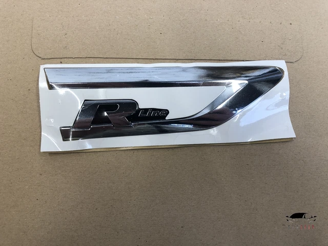 SCHRIFTZUG LOGO EMBLEM selbstklebend Original VW R-Line Tiguan ...