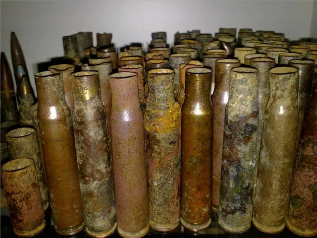 WW2 US ARMY - DEN 42 (1) Bullet casing from DENVER ORDNANCE Plant ...