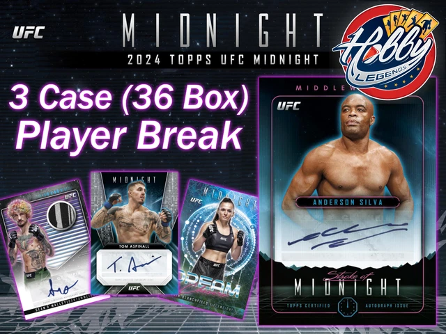 CARLOS ULBERG 2024 Topps UFC MIDNIGHT 3 Case (36 Box) Player Break EUR ...