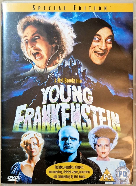 YOUNG FRANKENSTEIN 1974 DVD Gene Wilder, Mel Brooks, Marty Feldman £6. ...