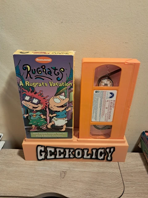 RUGRATS: A RUGRATS Vacation VHS (1997 Paramount) Nickelodeon Orange ...