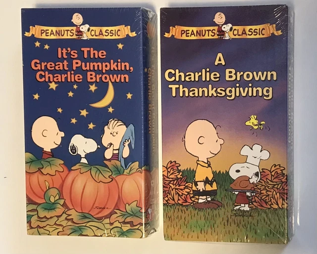 2 VHS LOT-IT'S The Great Pumpkin Charlie Brown/Charlie Brown ...