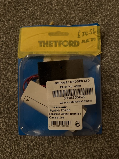 THETFORD TOILET LED Reed Switch With Wiring Harness & Battery Holder ...