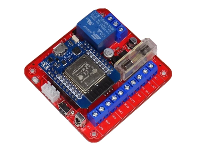 Wemos Esp8266 Ou Esp32 Ws2811 Ws2812 Del Driver Board Wled 5v 12v